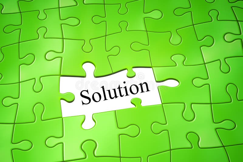 Jigsaw puzzle solution stock illustration. Illustration of link - 24039081