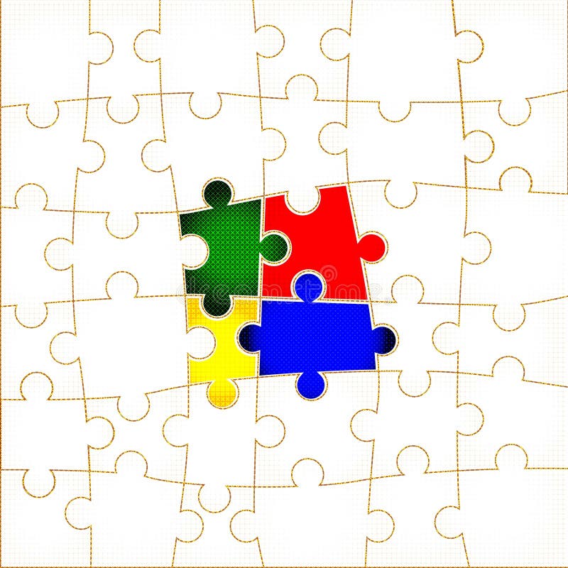 Jigsaw Puzzle. Tiling Puzzle Stock Illustration - Illustration of ... Jigsaw Puzzle. Tiling Puzzle Stock Illustration - Illustration of ...