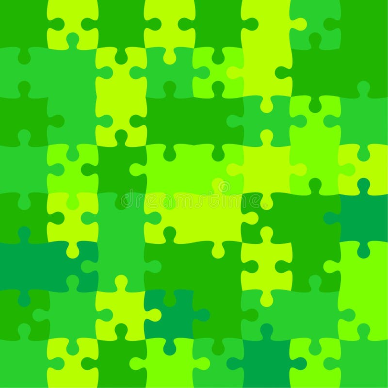 Single Green Puzzle Piece Stock Illustrations – 153 Single Green Puzzle ...