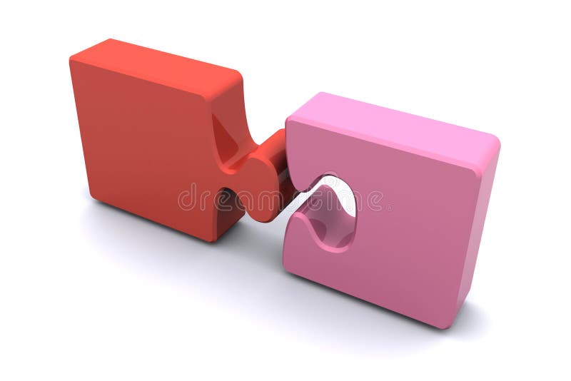 Jigsaw Success stock illustration. Illustration of group - 9130951