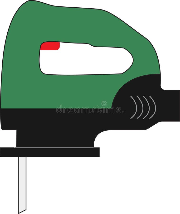 Black Jigsaw Tool Picture. Image: 117112479