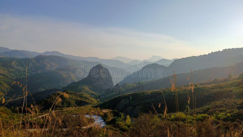Jijel City Mountain Range Algeria Stock Photo - Image of jijel, city ...