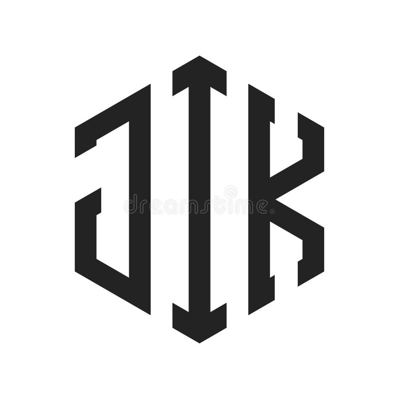 JIK Logo Design. Initial Letter JIK Monogram Logo Using Hexagon Shape ...
