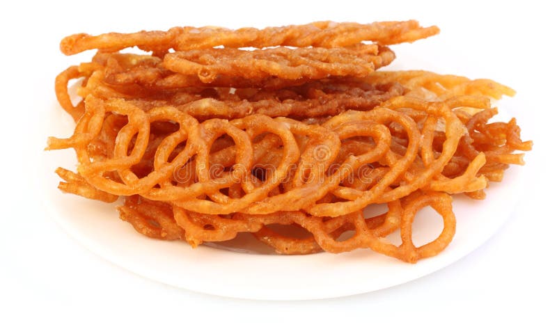 Jilapi or Reshmi Jalebi of Southeast Asia Stock Photo - Image of ...