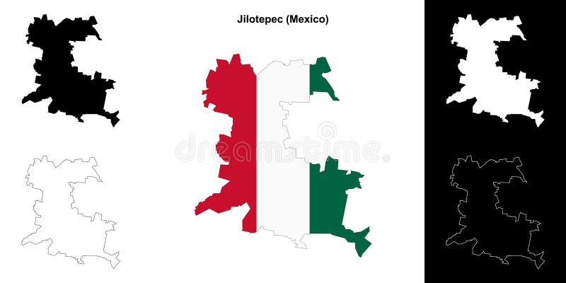 Jilotepec Outline Map Stock Illustrations – 2 Jilotepec Outline Map ...