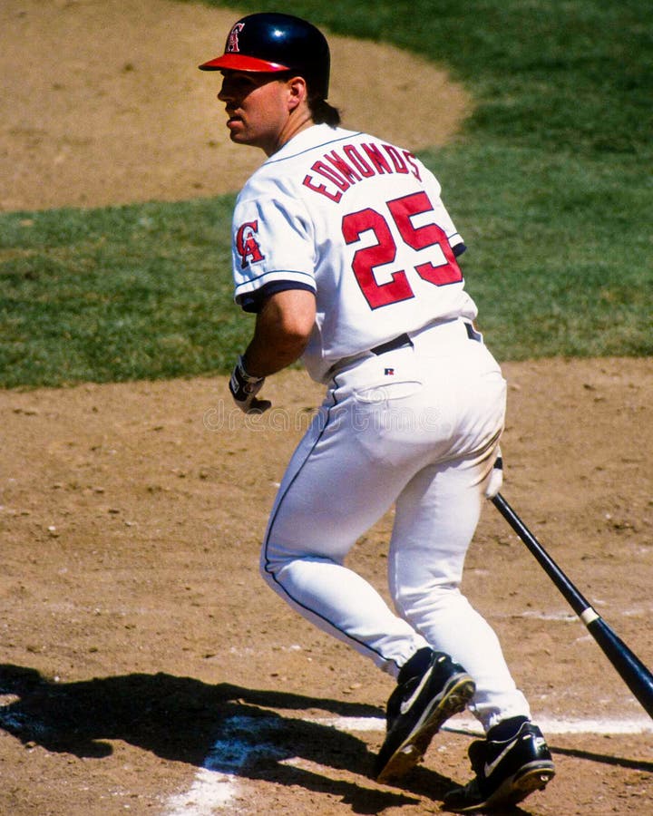 Jim Edmonds California Angels Fotografia Stock Editoriale - Immagine di ...