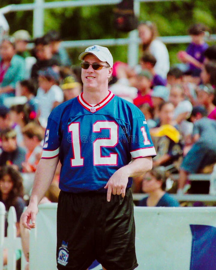 Jim Kelly Buffalo Bills QB redactionele stock foto. Image of ...