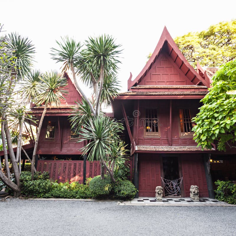 Jim Thompson House imagen de archivo. Imagen de museo - 99253031