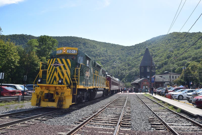 Jim Thorpe Pennsylvania Historic Town Train Station Editorial ...