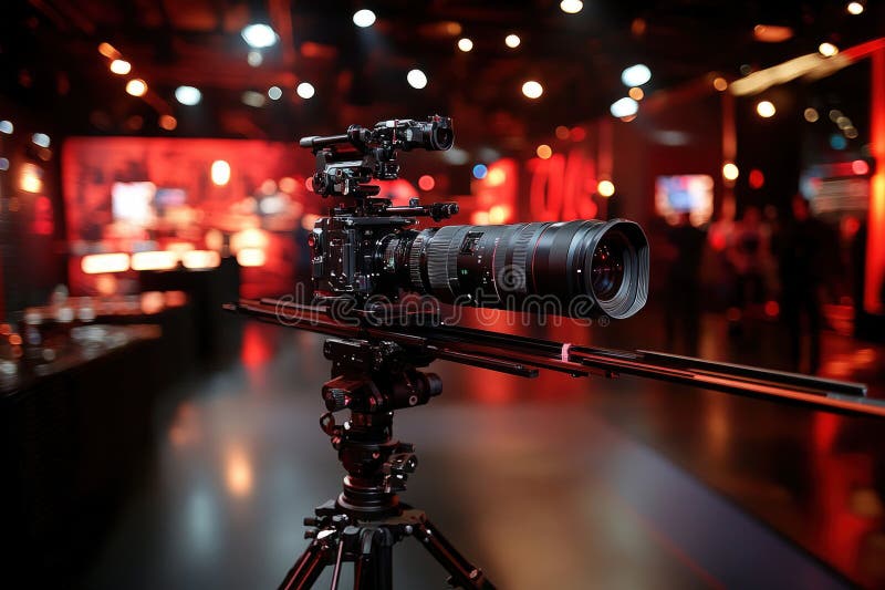 Jimmy Jib Camera Crane Action Modern Technical Film Production Theme ...