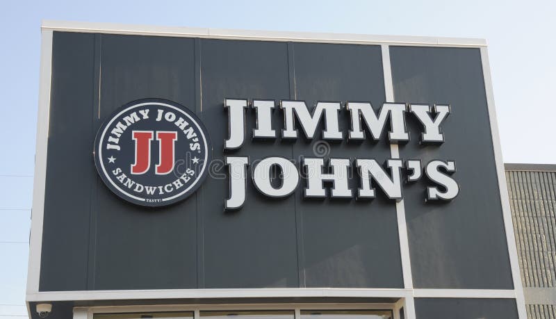 Jimmy Johns Logo Sign redaktionelles stockfotografie. Bild von ...