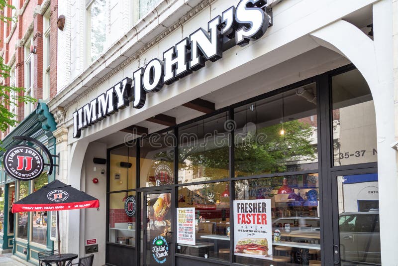 Jimmy Johns Sign imagen editorial. Imagen de emparedado - 116169190