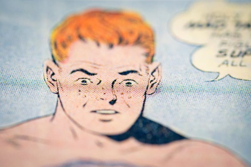 The Jimmy Olsen Superhero from a Comic Book. Editorial Photography ...