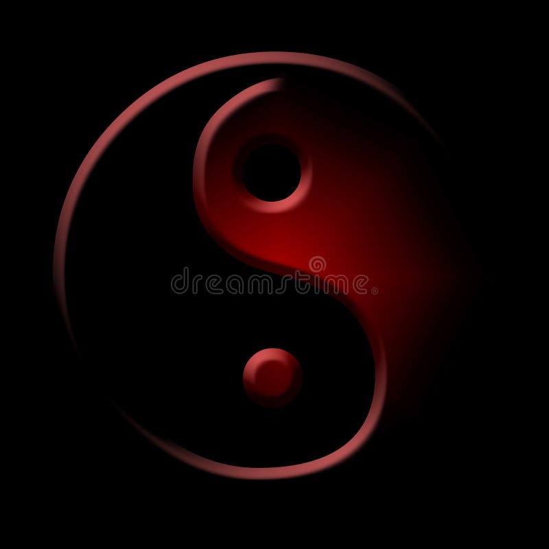 Jin Jang stock illustration. Illustration of brown, eastern - 13054141