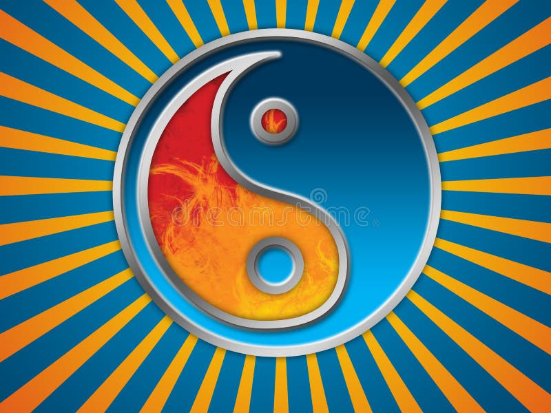 Jing Jang Symbol Background Royalty Free Stock Photo - Image: 6414465