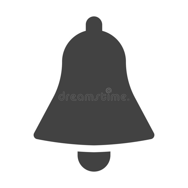 Jingle Bell Icon Symbol Design Flat Vector Stock Vector - Illustration ...