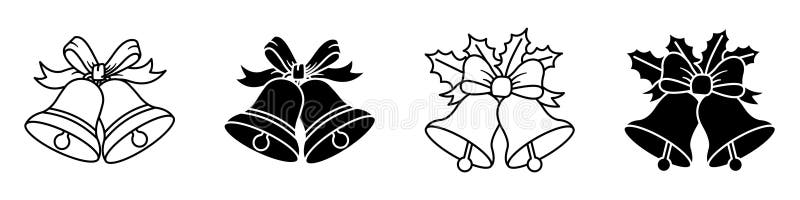 Jingle bell icon vector stock illustration. Illustration of decoration ...