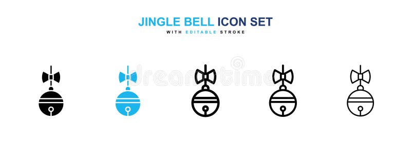 Jingle bell icon vector stock vector. Illustration of alarm - 348441694