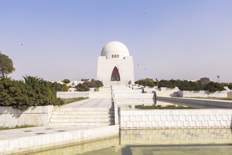 Jinnah Mausoleum in Karatschi, Pakistan Stockfoto - Bild von land ...