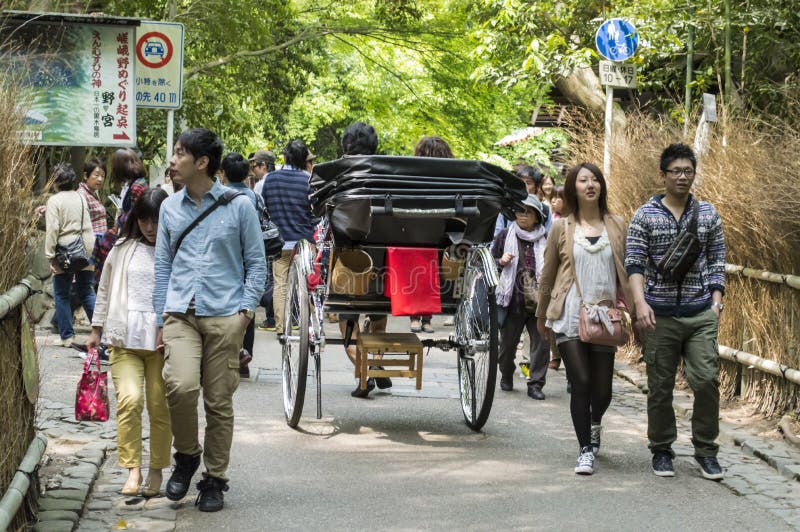 Jinrikisha editorial photography. Image of pedestrian - 57463182