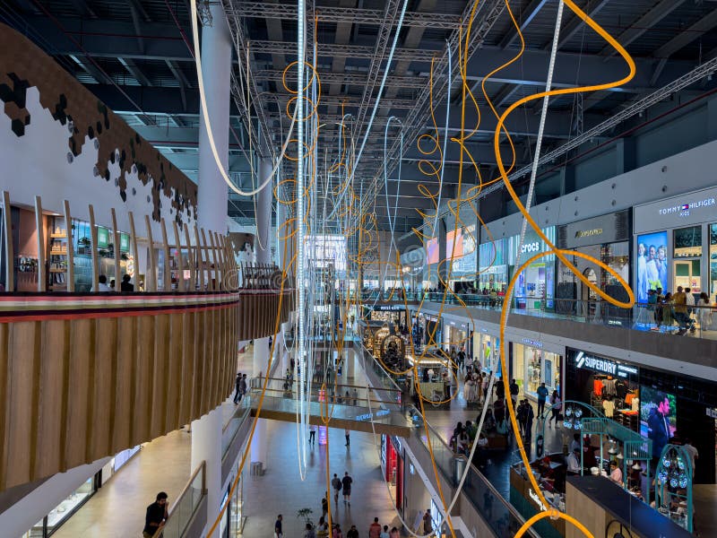 Jio World Drive editorial stock image. Image of decoration - 283410404