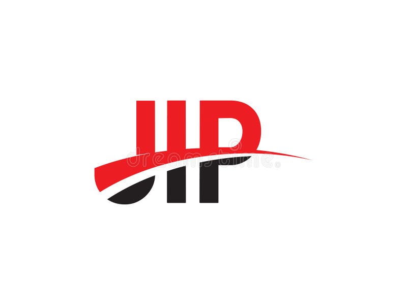JIP Letter Initial Logo Design Vector Illustration Stock Vector ...