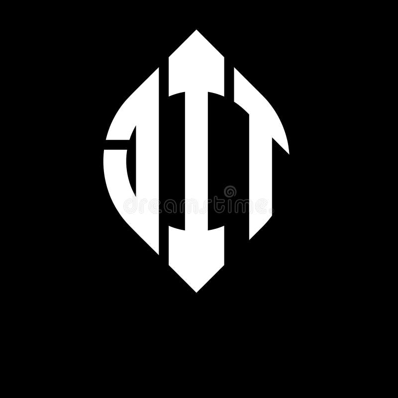 JIT Circle Letter Logo Design with Circle and Ellipse Shape. JIT ...