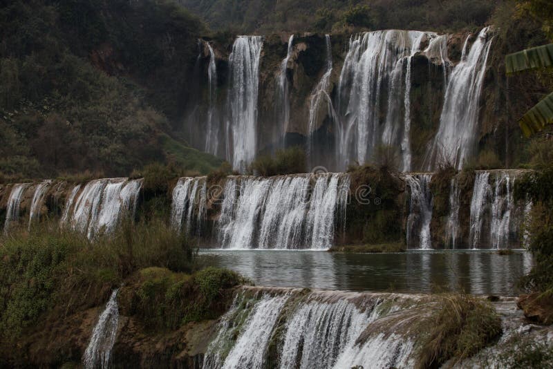 The Jiulong (nine Dragon )waterfall Stock Photo - Image of cascade ...