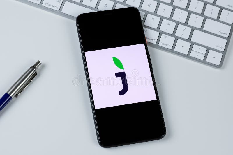JivoChat App Logo on a Smartphone Screen. Editorial Stock Image - Image ...