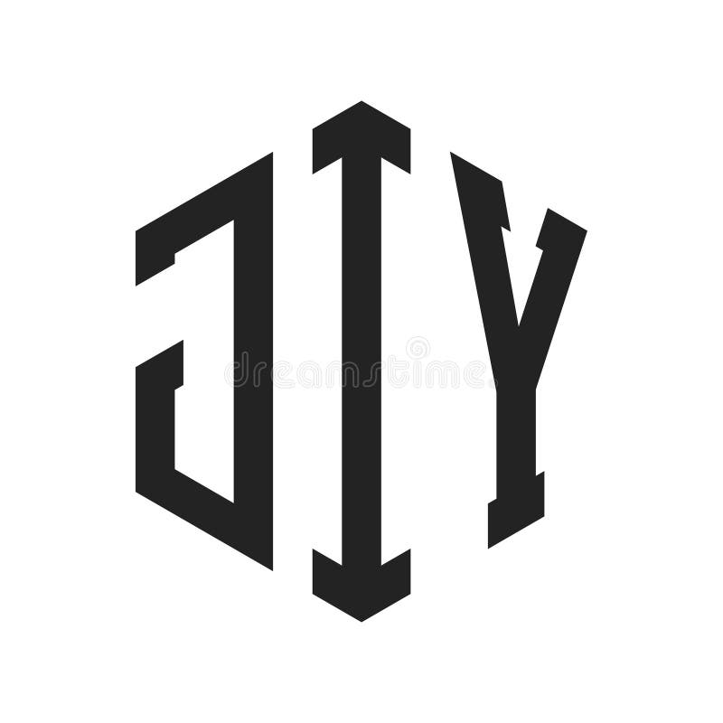 JIY Logo Design. Initial Letter JIY Monogram Logo Using Hexagon Shape ...