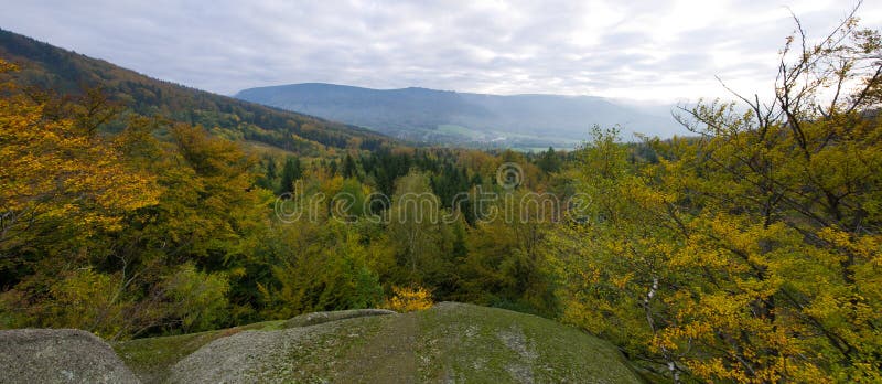 Jizera Mountains, Czech Republic Stock Photo - Image of hill, poland ...