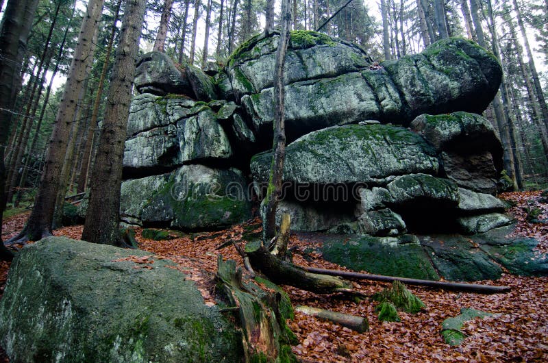 Jizera mountains stock photo. Image of rock, czech, europe - 62829506