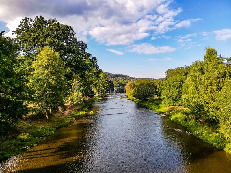 Jizera River Full of Granite Rocks on Sunny Summer Day, Jizera ...