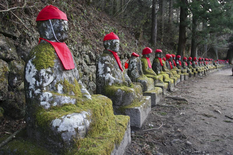 Jizo in Nikko Japan editorial photography. Image of statue - 98417182