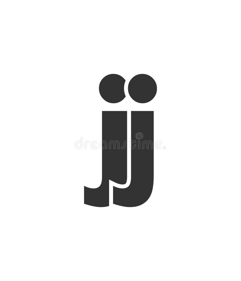 JJ Creative Geometric Initial Based Modern and Minimal Logo. Letter J J ...
