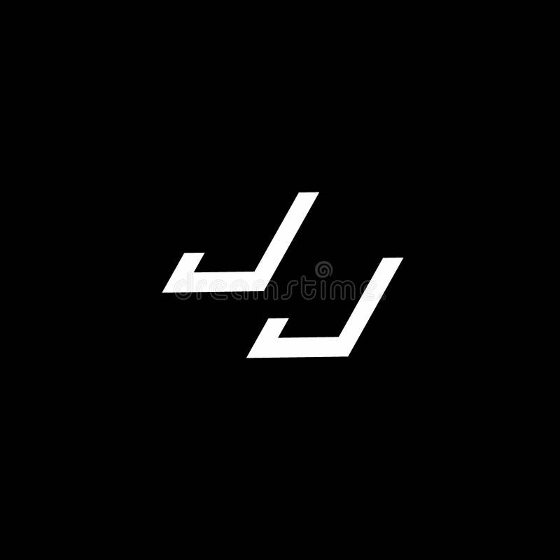 JJ Logo Monogram with Up To Down Style Modern Design Template Stock ...