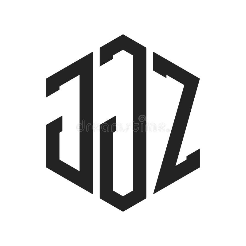 JJZ Logo Design. Initial Letter JJZ Monogram Logo Using Hexagon Shape ...