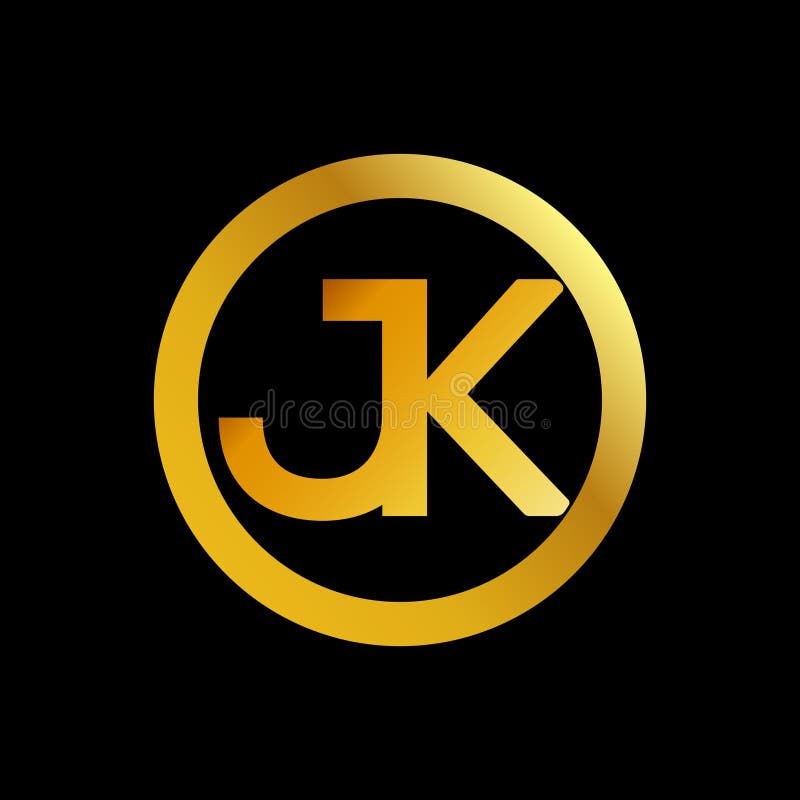 JK Letter Logo Design. JK Simple and Modern Monogram Logo Stock Vector ...