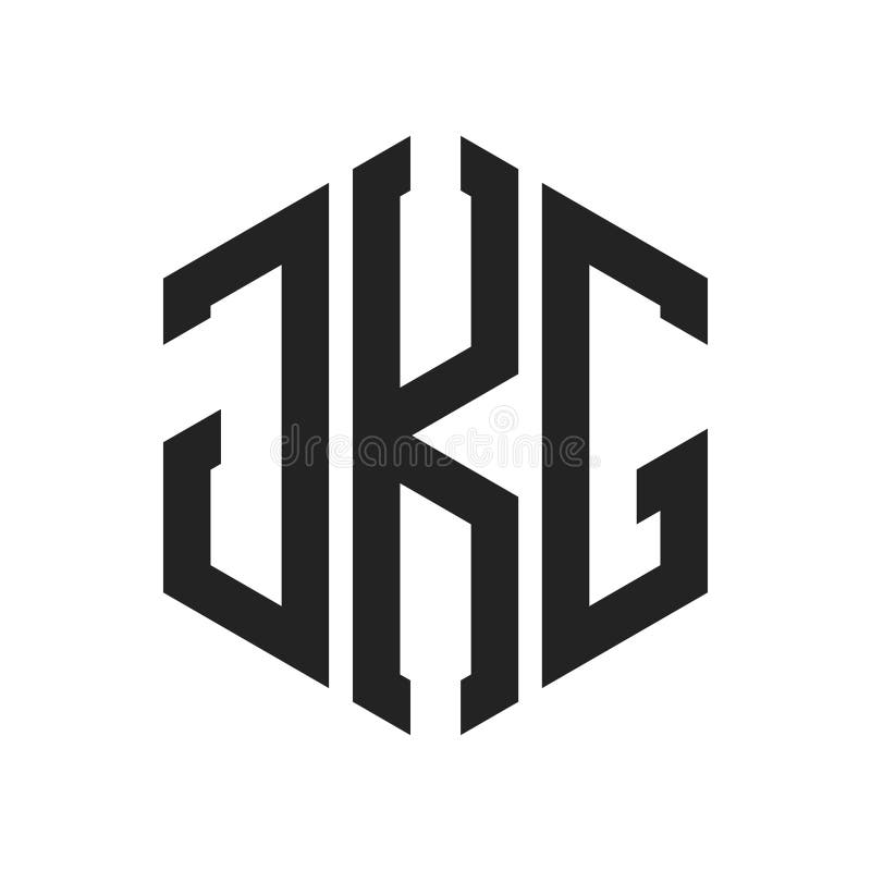 JKG Logo Design. Initial Letter JKG Monogram Logo Using Hexagon Shape ...