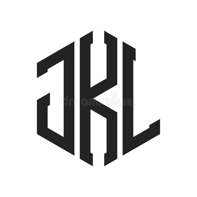 JKL Logo Design. Initial Letter JKL Monogram Logo Using Hexagon Shape ...