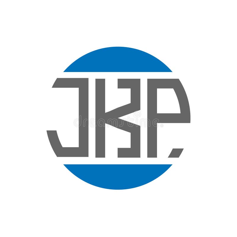JKP Letter Logo Design on White Background. JKP Creative Initials ...
