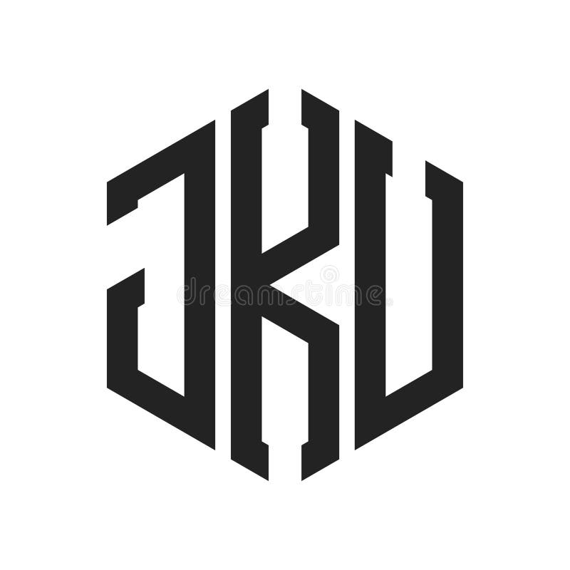 JKU Logo Design. Initial Letter JKU Monogram Logo Using Hexagon Shape ...
