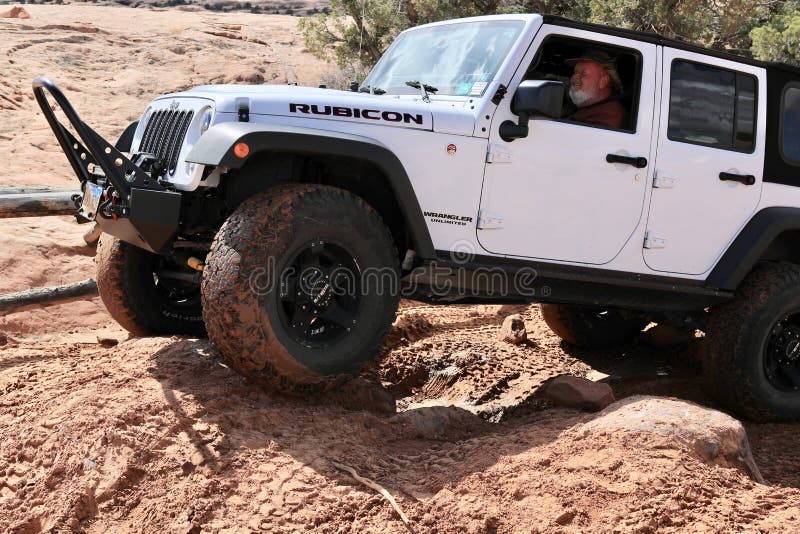 JKU Off Roading in Moab, United States. Editorial Image - Image of ...