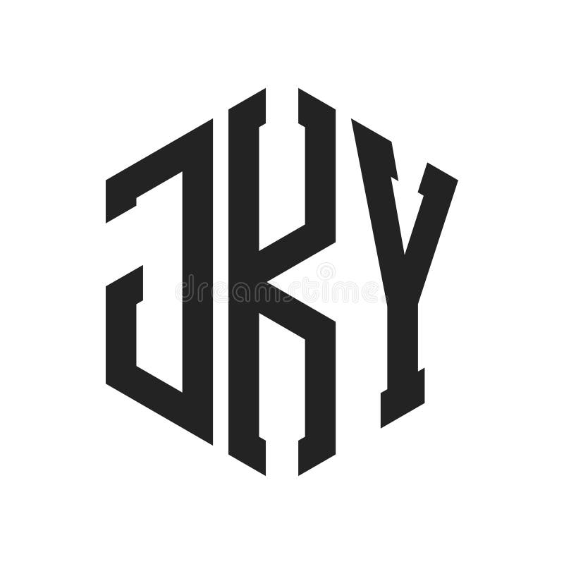 JKY Logo Design. Initial Letter JKY Monogram Logo Using Hexagon Shape ...