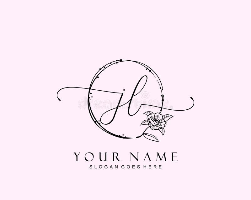 Initial JL Signature Logo Template Vector Stock Vector - Illustration ...