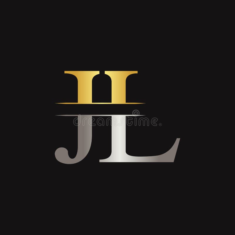 Initial Letter JL Logo Template Design Stock Vector - Illustration of ...