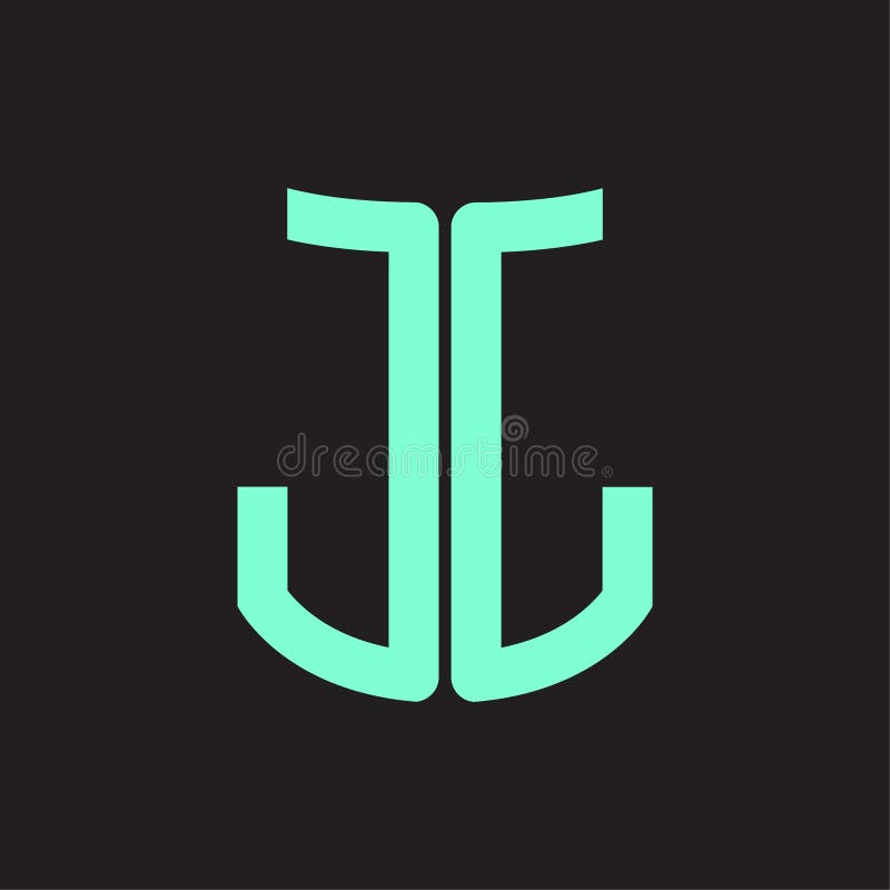JL Logo Monogram with Ribbon Style Design Template Stock Vector ...