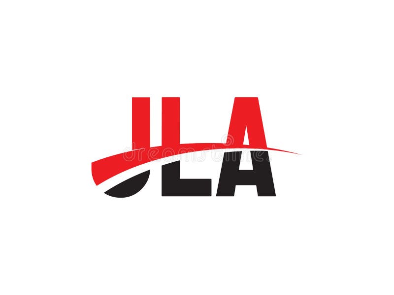 Jla Letter Initial Logo Design Vector Illustration Stock Vector