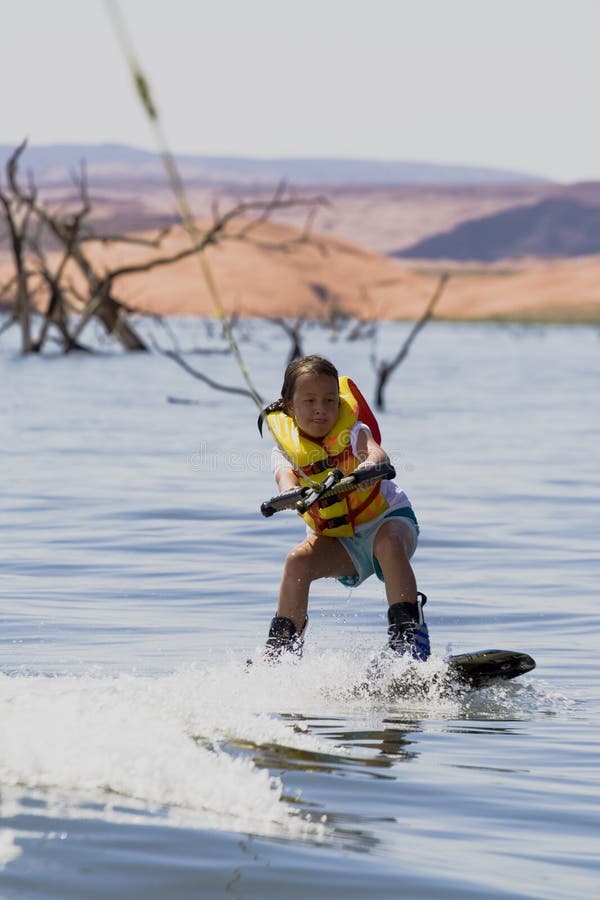 Wakeboarding Girl stock photo. Image of wake, lean, extreme - 10127082