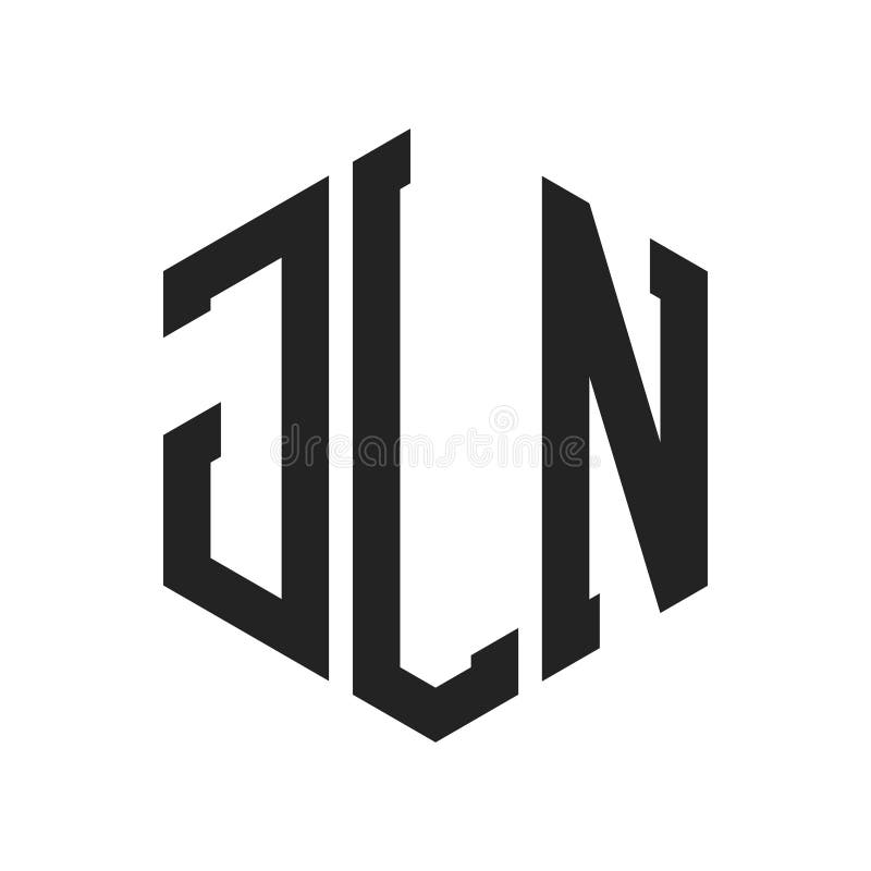 JLN Logo Design. Initial Letter JLN Monogram Logo Using Hexagon Shape ...